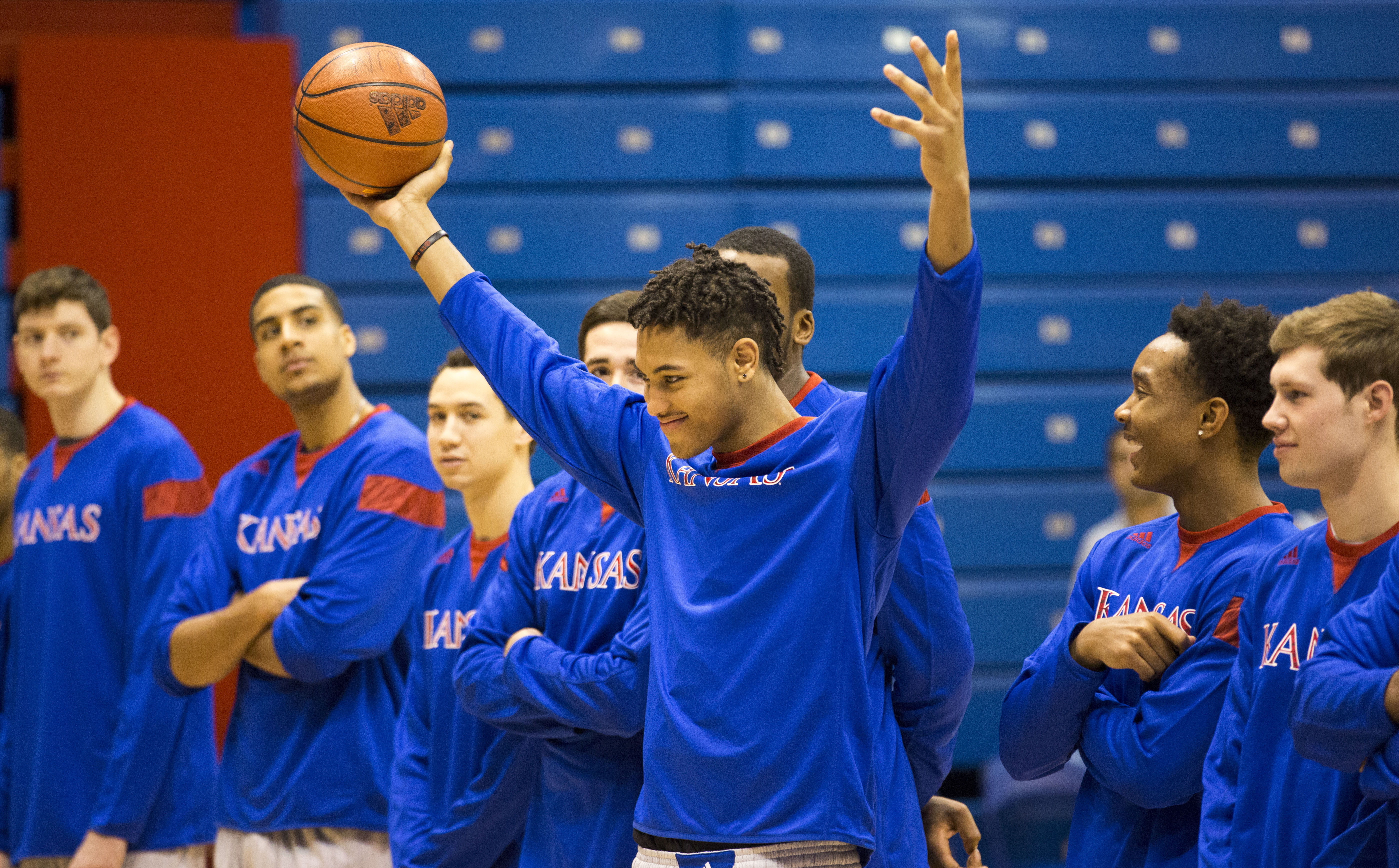 Photo gallery: KU men’s team hosts the 31st annual Wilt Chamberlain ...